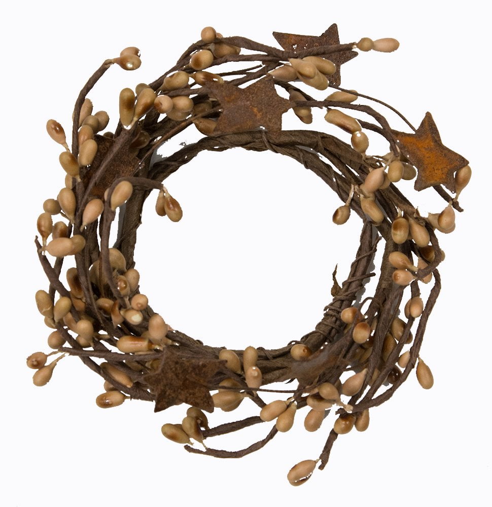 CWI Gifts Pip Ring with Rusty Stars, 6-Inch, Tea Stain - Walmart.com