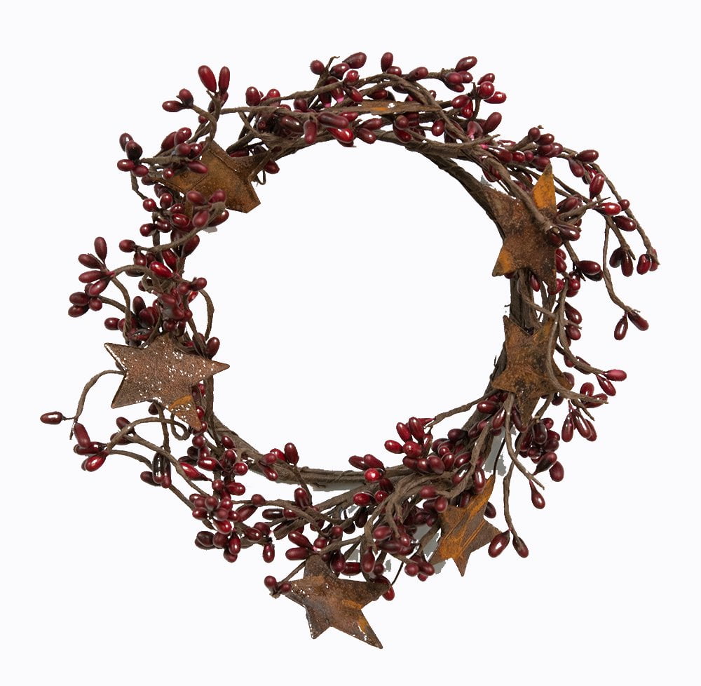 CWI Gifts Pip Twig Star Wreath Rings - 8 inch - Wreath Decor for Front ...