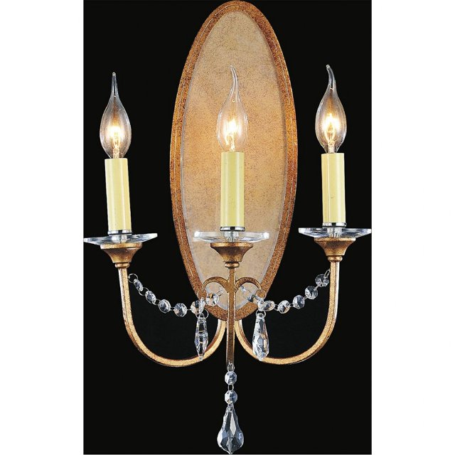 CWI Lighting Electra 3 Light Metal Wall Sconce in Oxidized Bronze ...