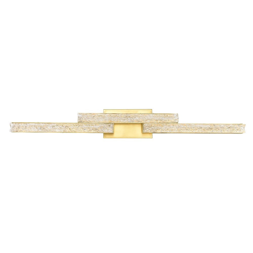 CWI Lighting Stagger Integrated LED Brass Vanity Light - Walmart.com