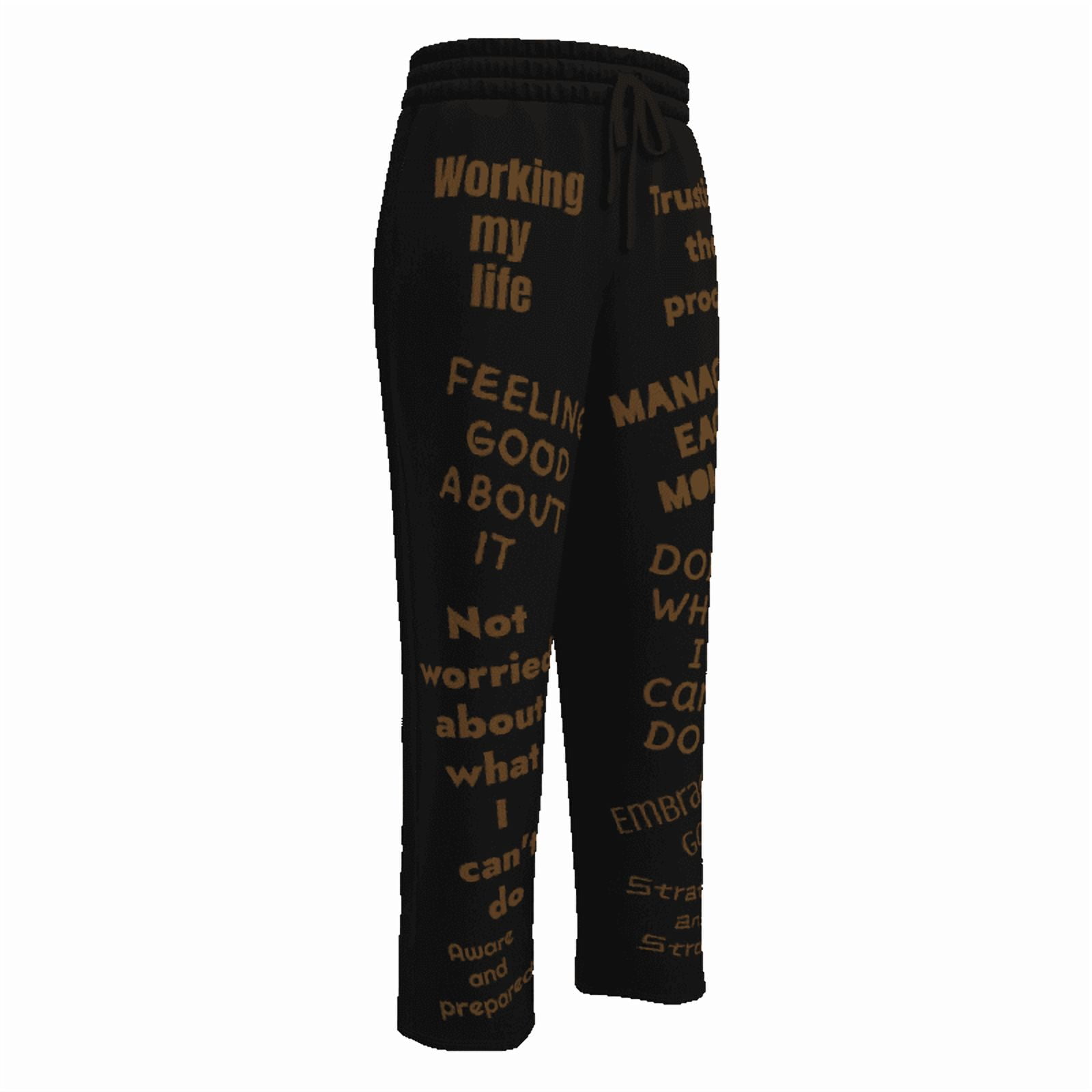 CWMBS by Tae’ Store: Wordy Wit It Wide Leg Cursive Joggers, All-Over ...