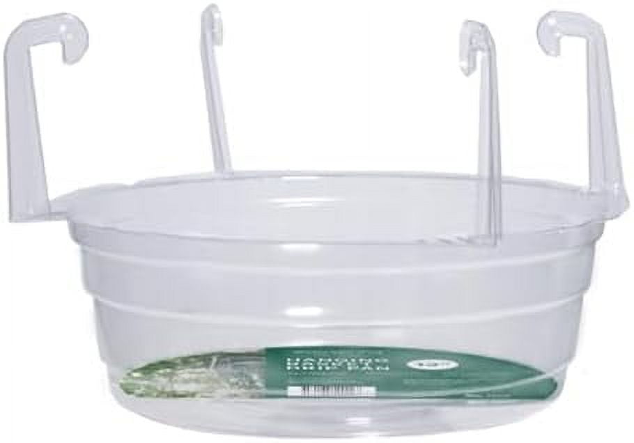CWP Clear Plastic Hanging Basket Drip Pan - Walmart.com