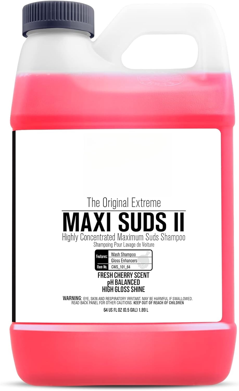 CWS_101_64 Maxi-Suds II Foaming Car Wash Soap (Works with Foam Cannons ...