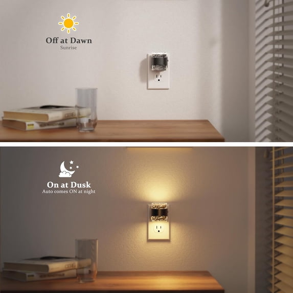 CWZYJQ-LED Night Light, Bubble Night Lights Plug into Wall, [2 Pack ...