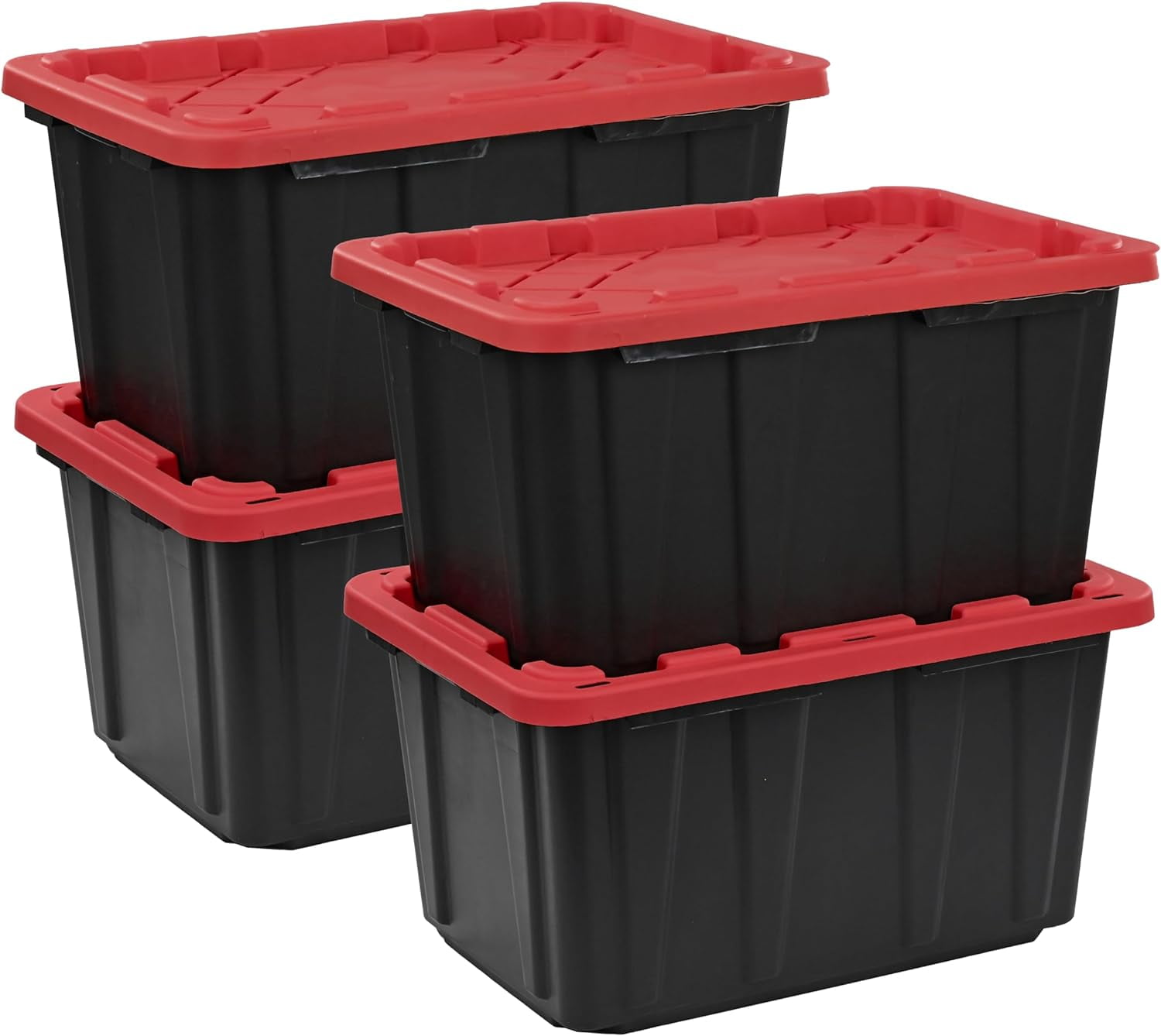 CX BLACK & YELLOW®, XTRA TALL 27-Gallon Heavy Duty Tough Storage ...