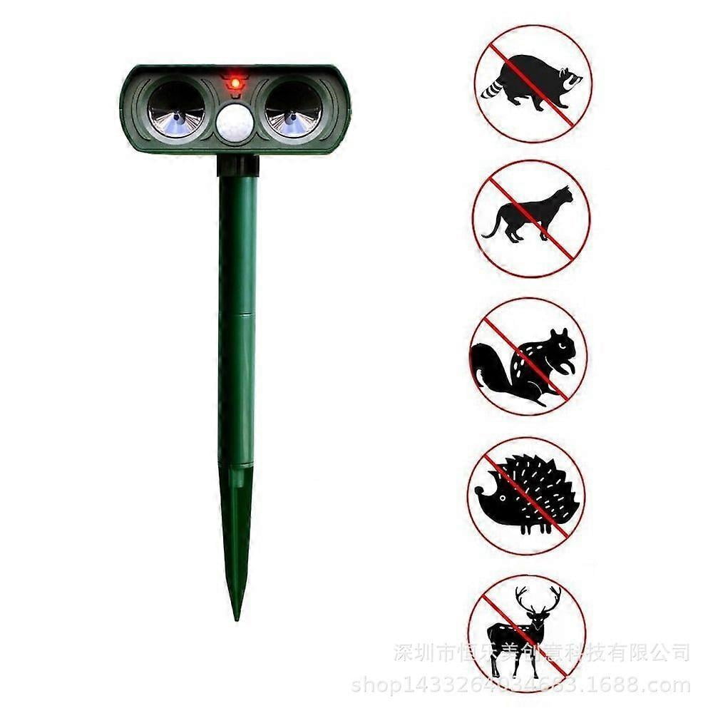YUP Cat Repellent Cat Scarer,Ultrasonic Solar Powered Waterproof Animal ...
