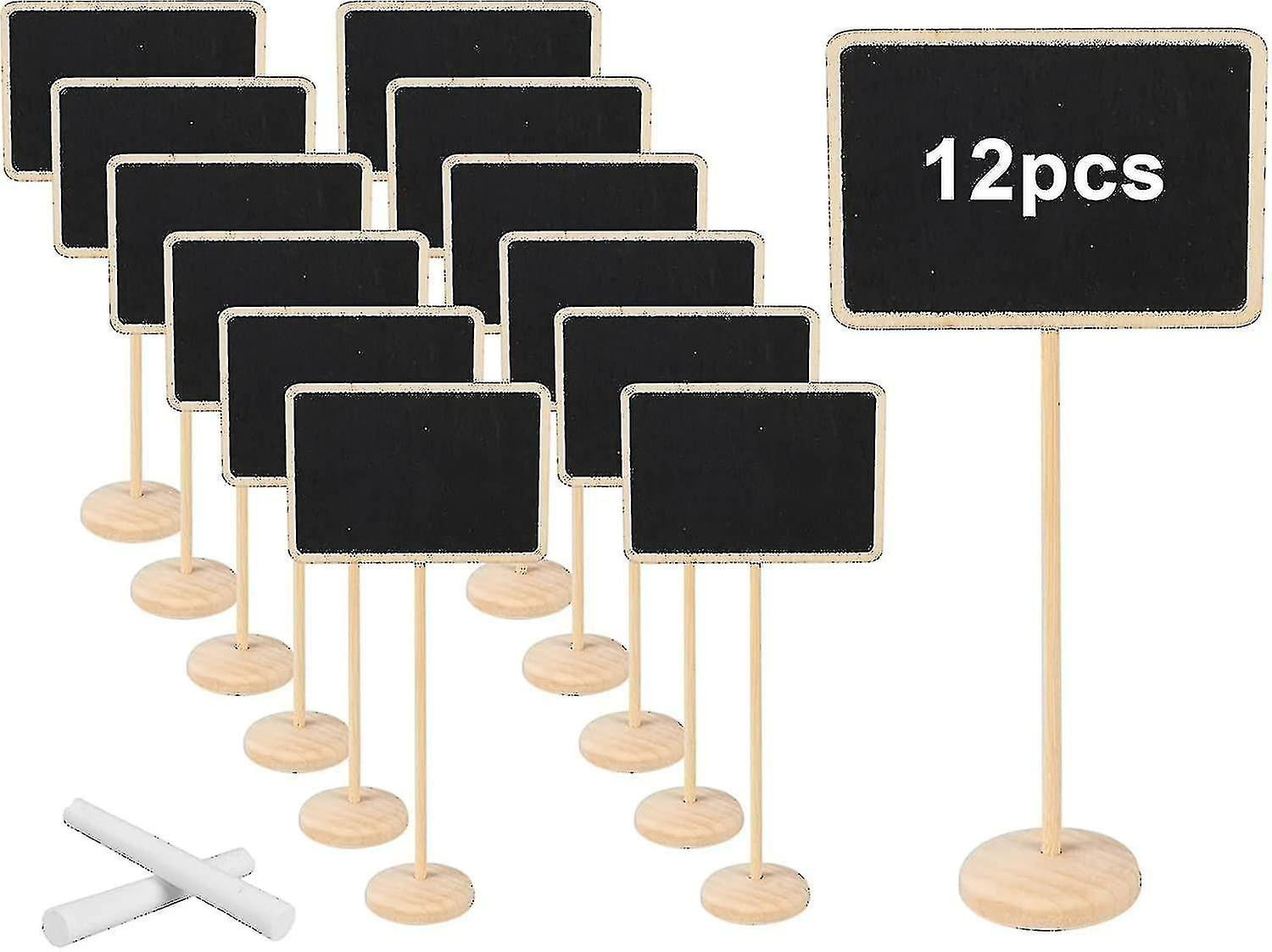 YUP Mini Chalkboard Signs With Stand 12pcs Food Labels For Buffet ...