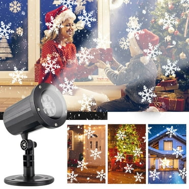 Outdoor/Indoor Projector: 16-Pattern LED Projection Light for Christmas ...