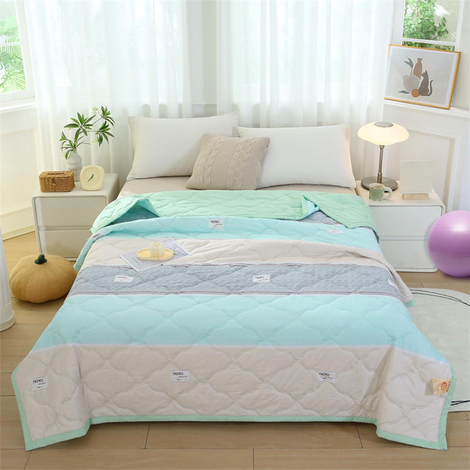 CXALSSY Bed Quilt, Bed Quilt Twin, Clearance Quilt, Soft Quilt, Single ...