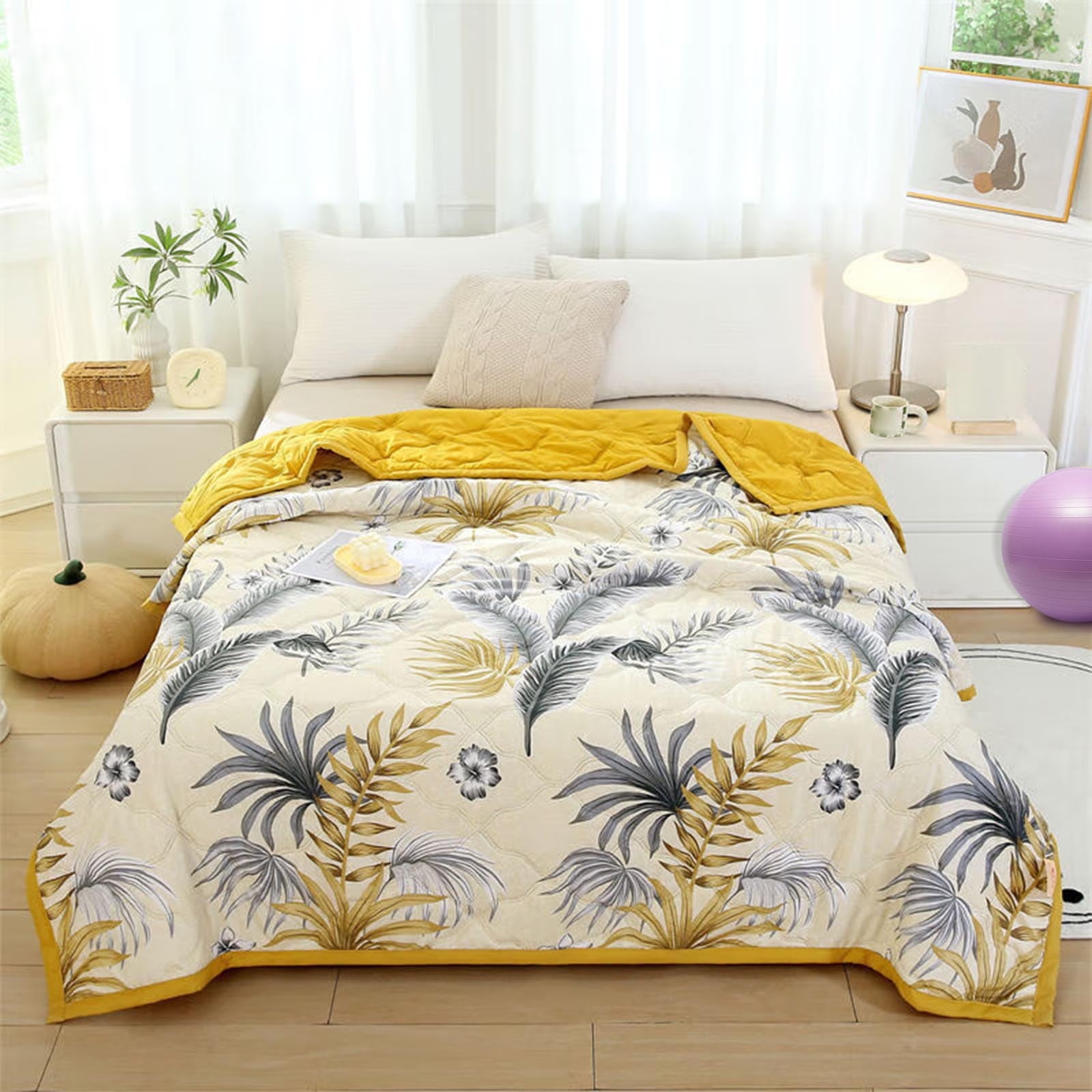 CXALSSY Bed Quilt, Bed Quilt Twin, Clearance Quilt, Soft Quilt, Single ...