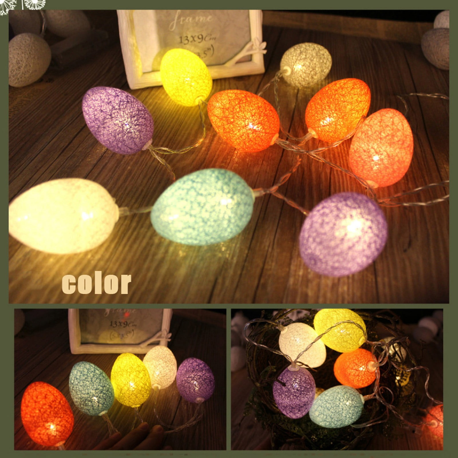 CXALSSY Easter Decoration, Easter Lights, Easter Eggs Led String Light, Easter Decorations ...