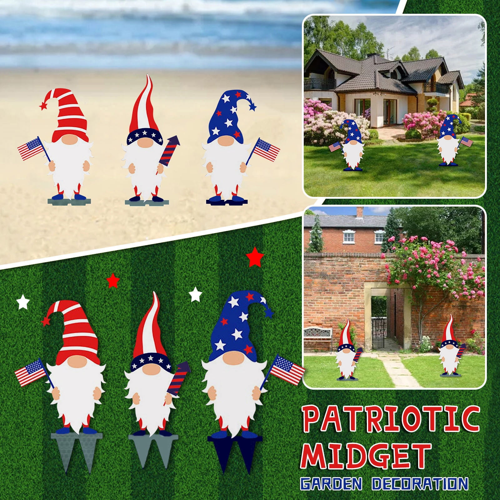 CXALSSY Independence Day decor, 4th of July Decor, Patriotic Decor ...