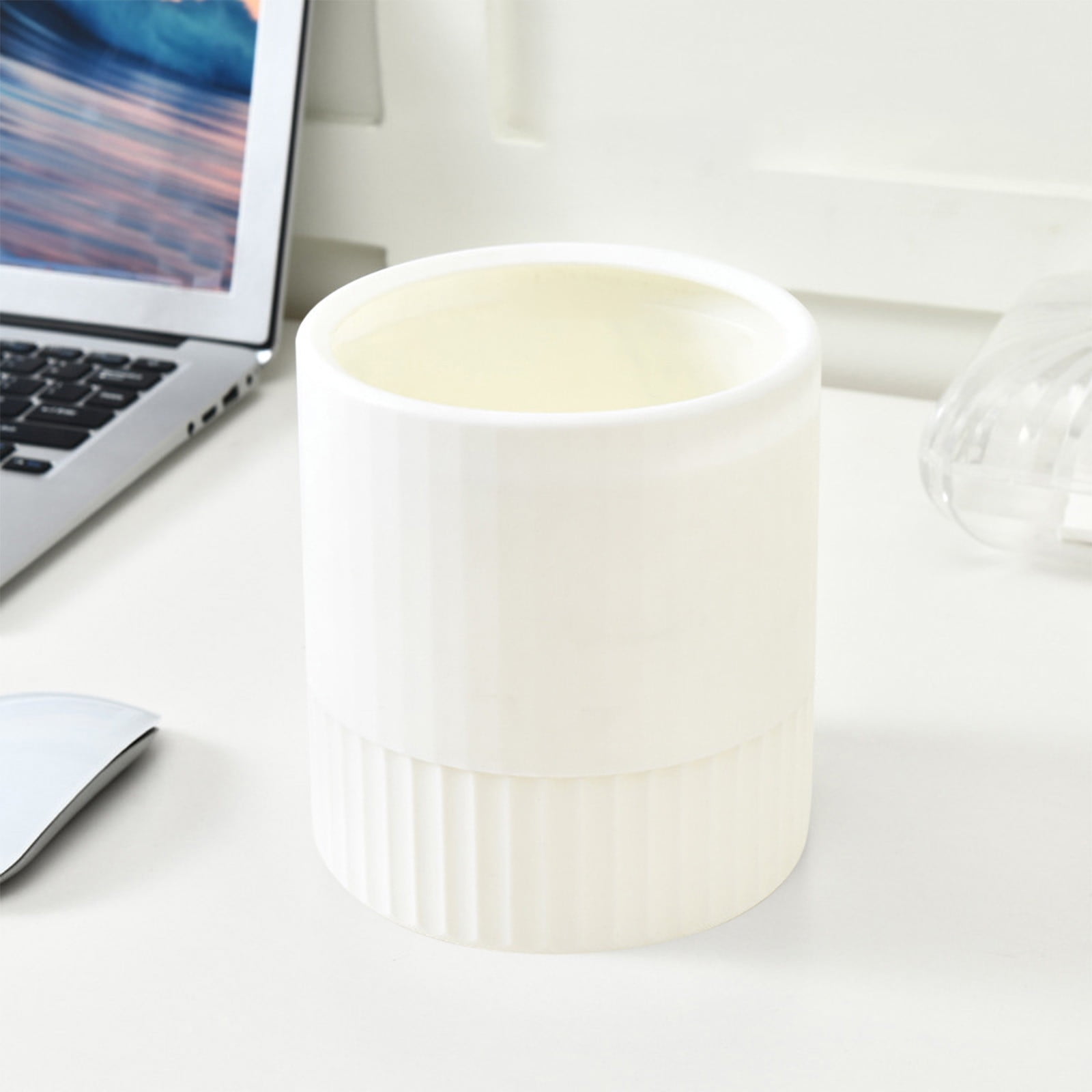 CXALSSY Small Desk Trash Can Lidless, Mini 3 Gallon Trash Can for ...