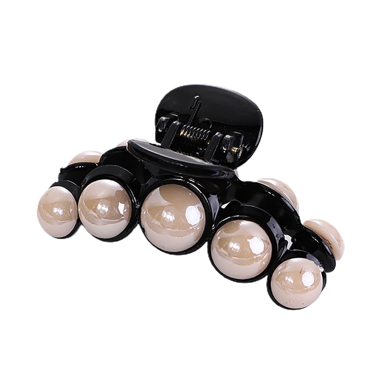 CXDa Long Strong Claws Plastic Hair Claw Big Faux Pearls Hair Clip ...