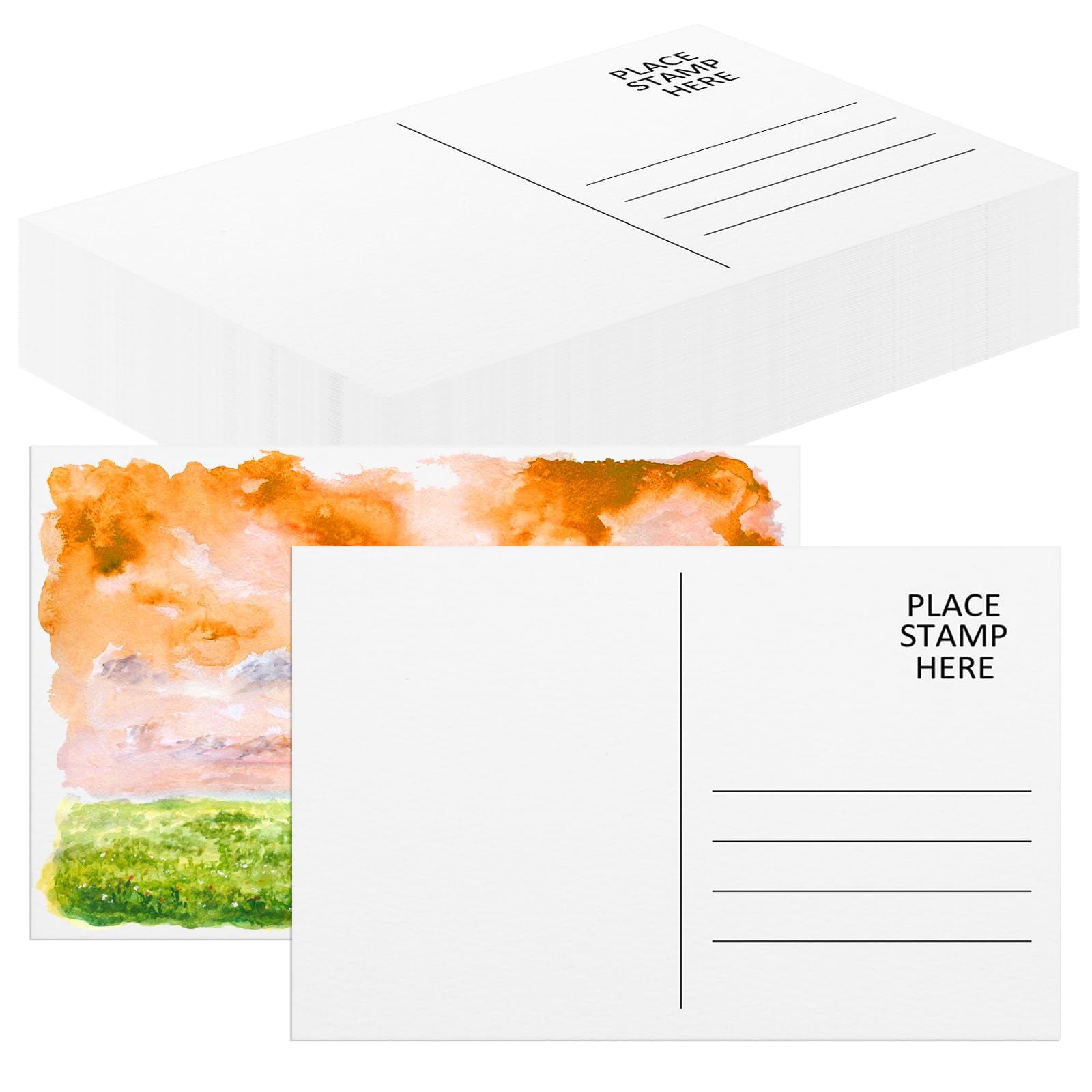 CXIIPOL 100 Sheets Watercolor TMA2 Paper Postcards 4x6 Inch, 140 lb/300 ...