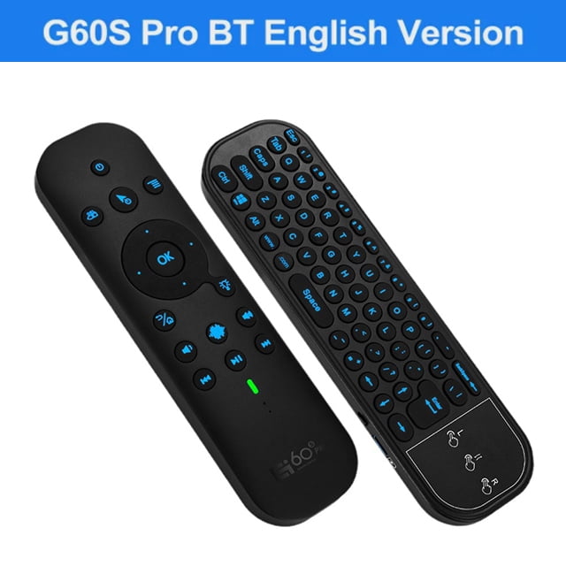 CXSMXC G60S Pro BT 2.4G Wireless Voice Air Mouse Gyro Smart Remote ...