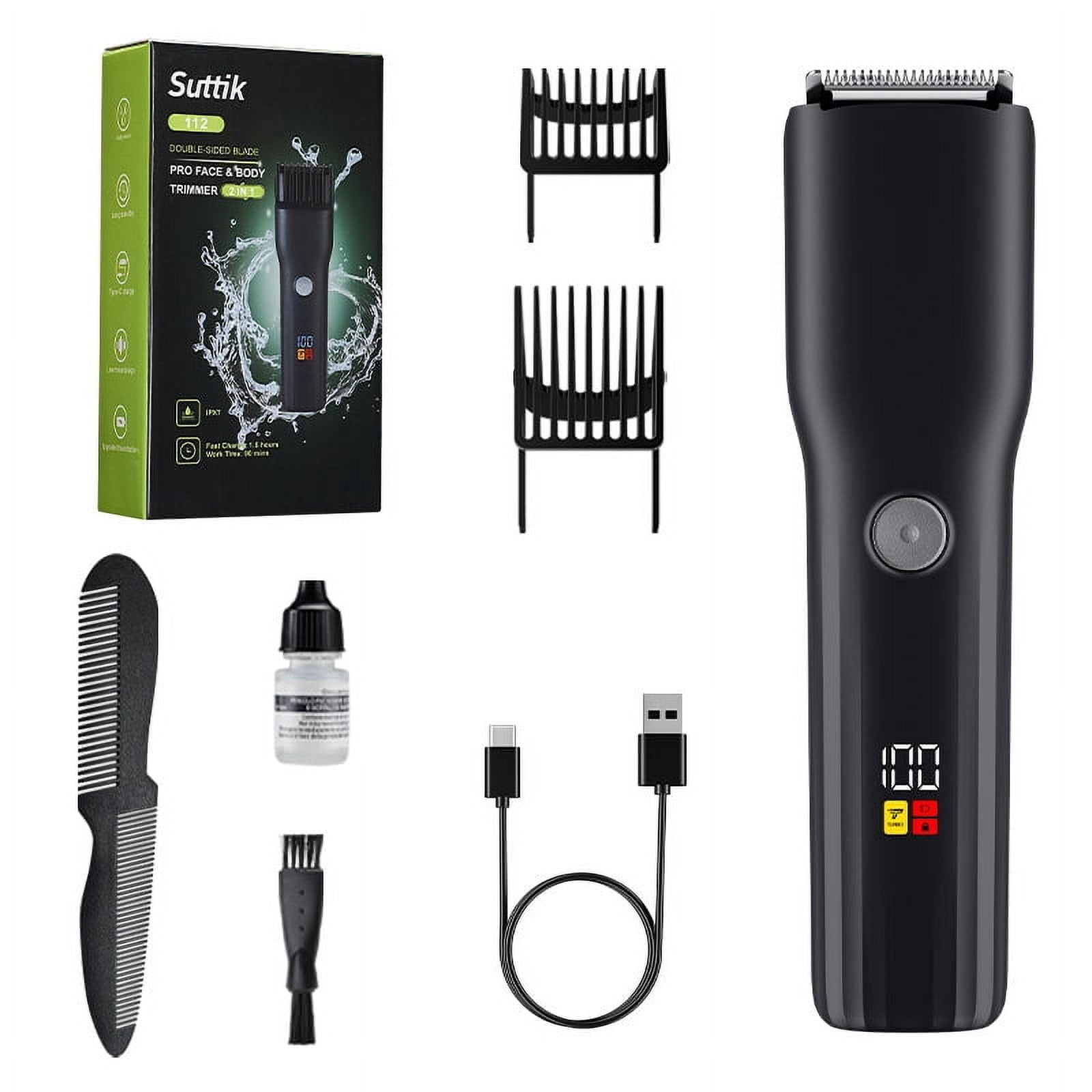 CXSMXC New Professional Men's Hair Clipper LCD Digital Display ...