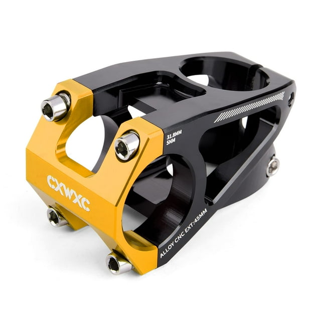 CXWXC 31.8 Bike Stem Short Mountain Road Bike Stem Aluminum Alloy Mountain Bike Handlebar Stem ...