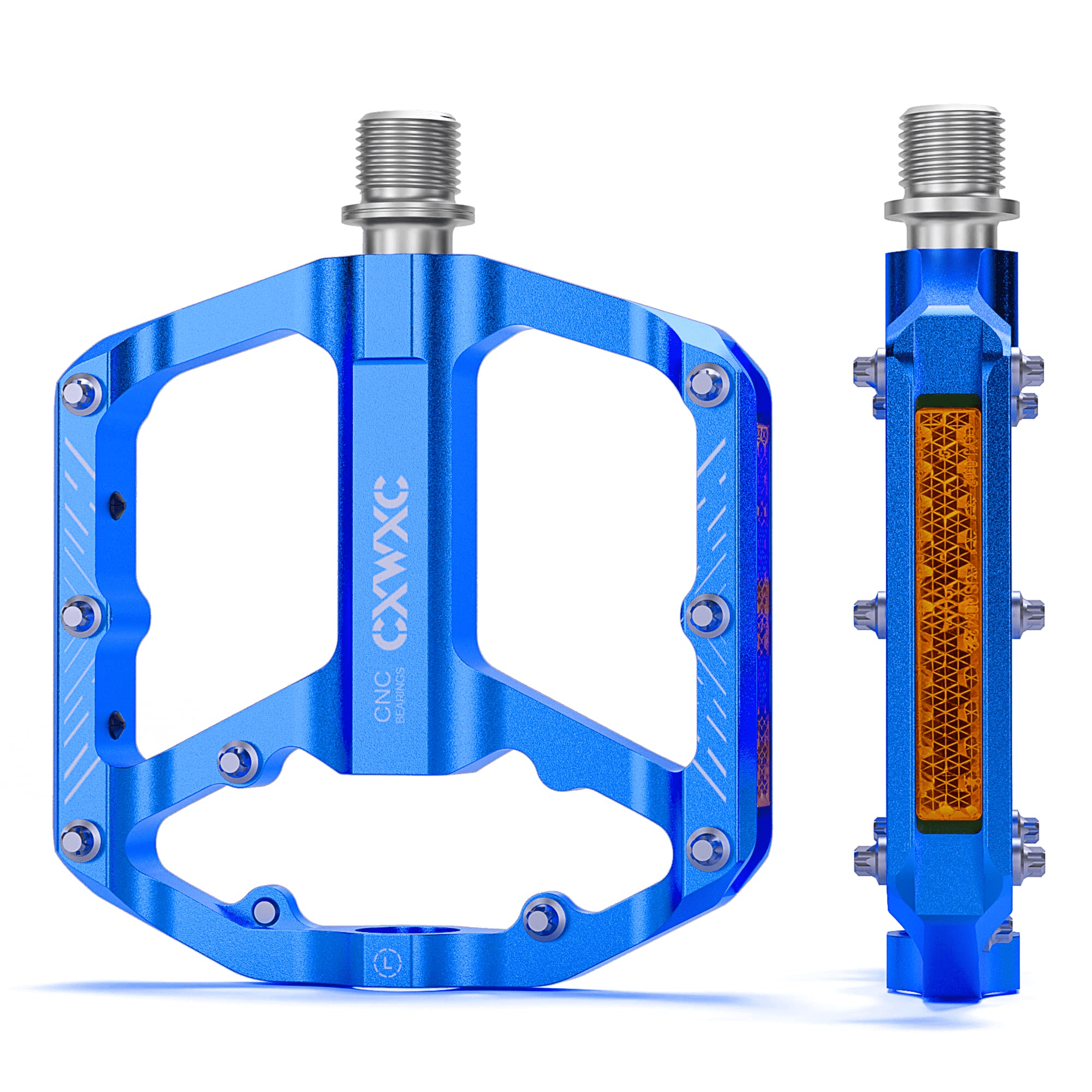 CXWXC Mountain Bike Pedals - 9/16" Bicycle Pedals Platform - 3 Sealed ...