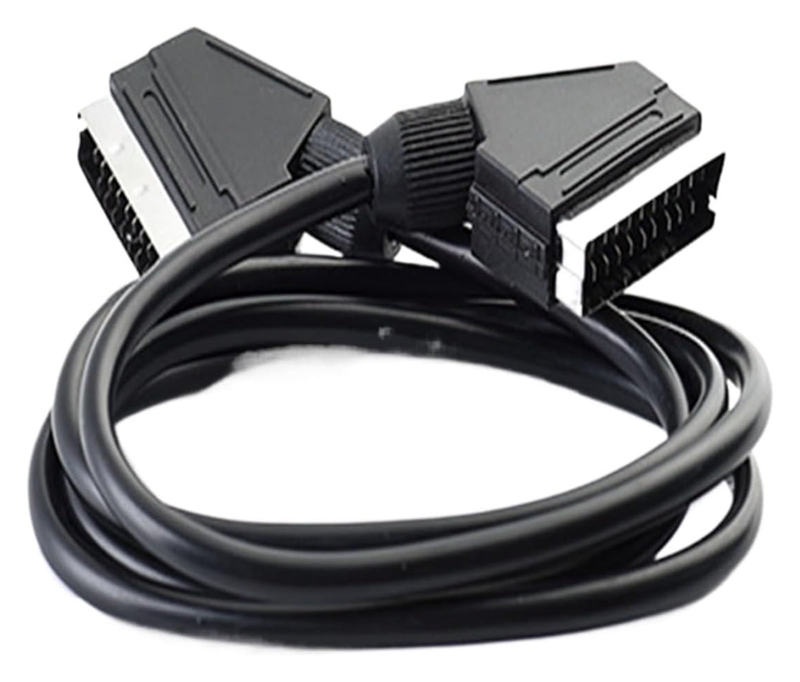 CXXSW 21-pin RGB Scart Cable Scart to Scart Cord Lead 1.5M Male Black ...