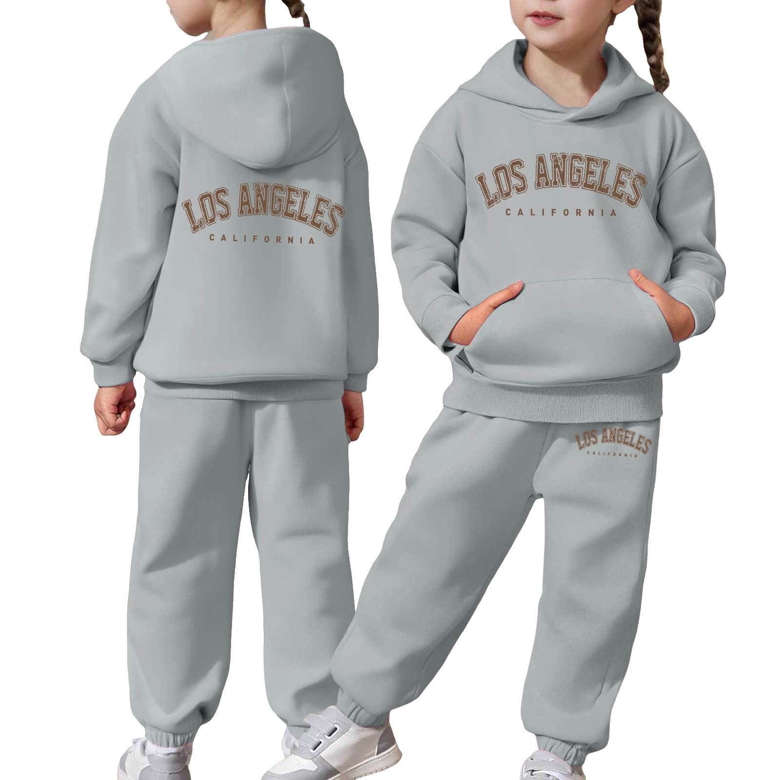 CXYYY Girls Fashion Letter Print Hoodies Outfits Size 10-11,Casual Long ...