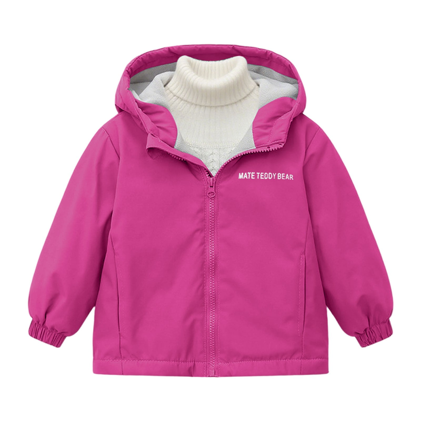 CXYYY Insulated Lined Winter Hooded Jacket For Girls Jackets Windproof ...