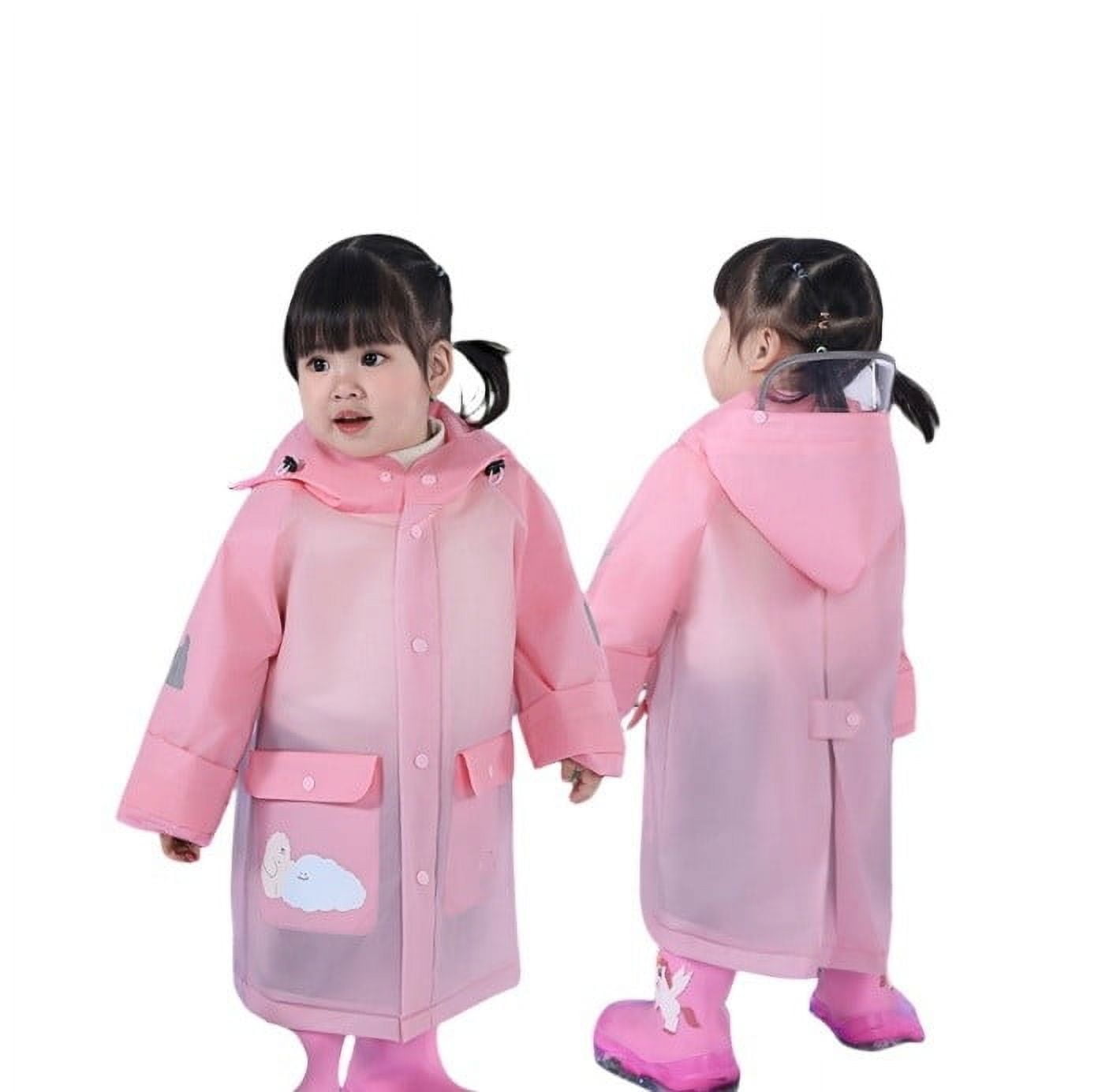 CXYYY Rain Ponchos for Kids Cute Print Rain Coat Cozy All Season ...