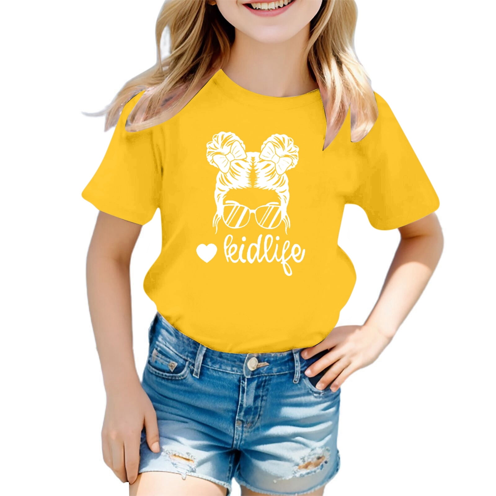 Customer reviews for CXYYY Shirts for Girls,Girls T Shirts Size 3-12 ...