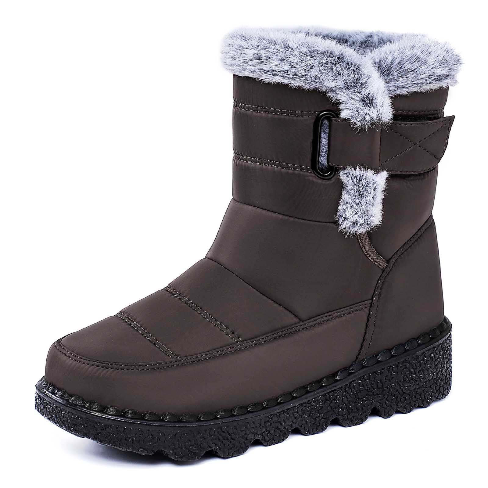 CXYYY Snow Boots for Women Women's Snow Boots Stylish Thickened Winter ...