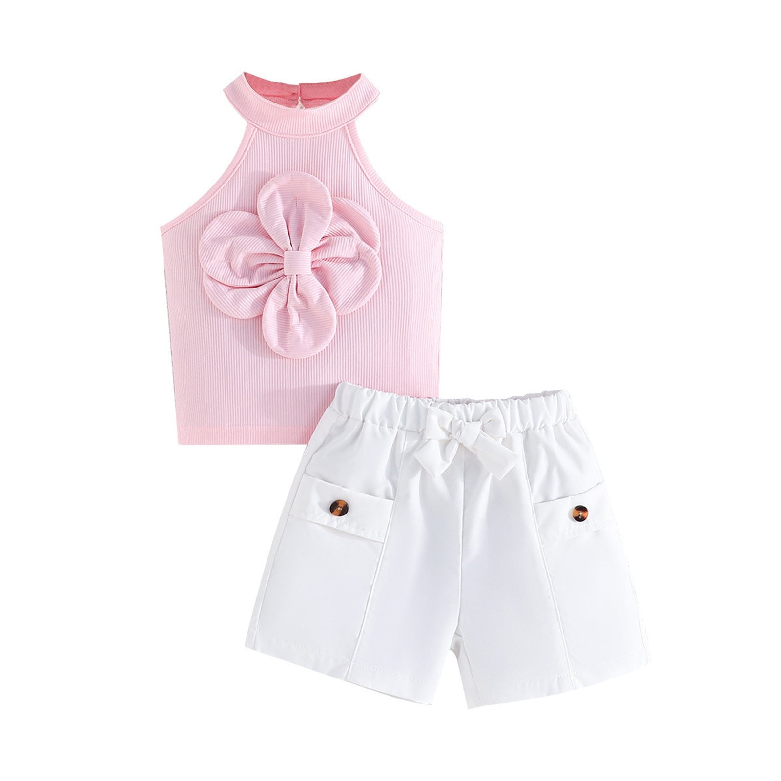 CXYYY Toddler Kids Girls 2 Piece Outfits Size 9-12 Months,Cute Tank ...