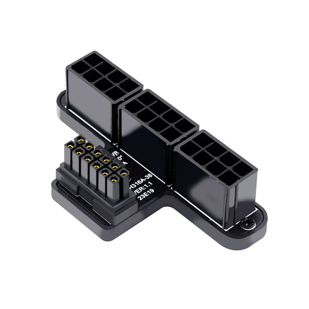 CY 12VHPWR ATX3.0 PCI-E 5.0 Power Modular to Three ATX 8P Adapter for ...