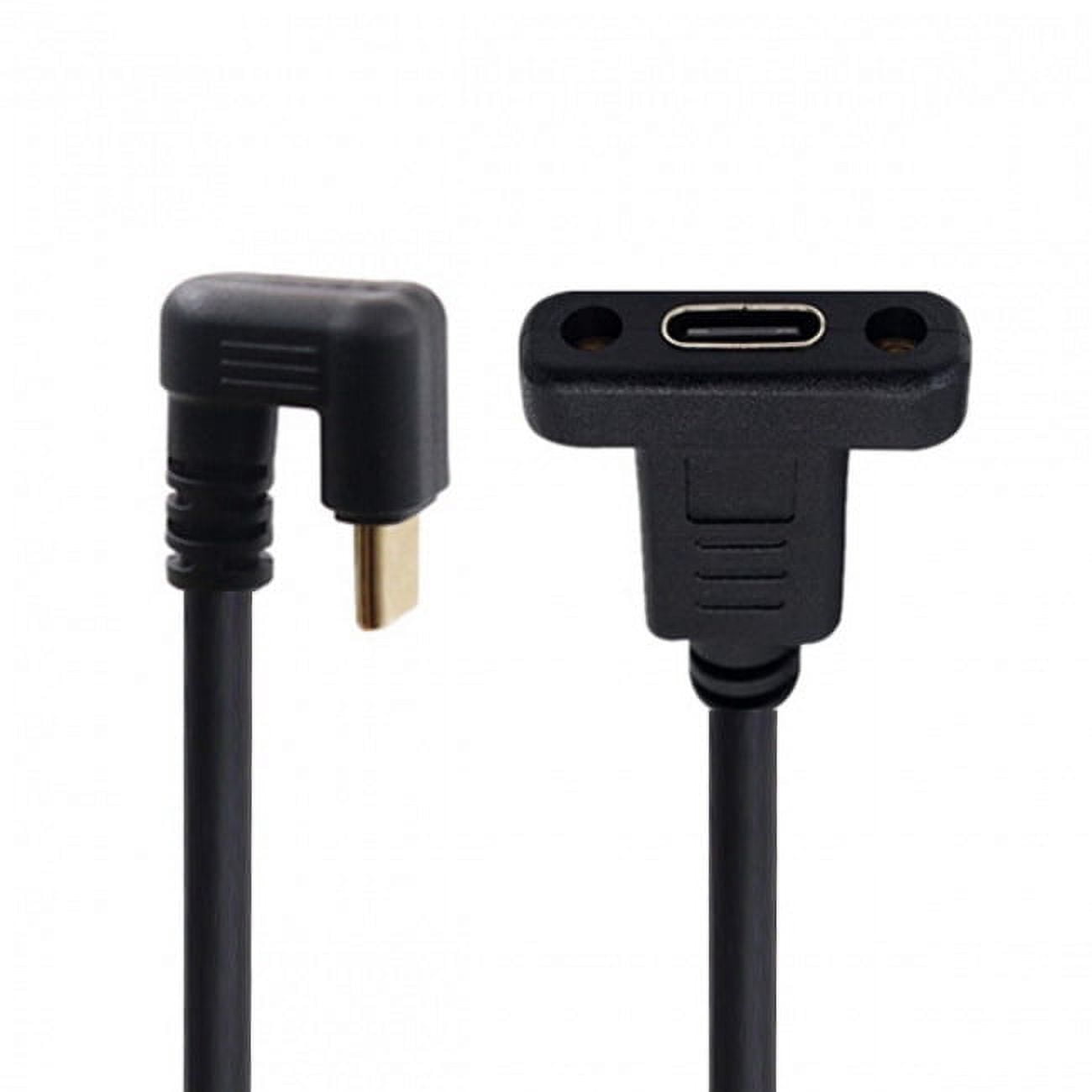 CY 180 Degree Opposite U Shape Back Angled USB-C USB 3.1 Type C Male to ...