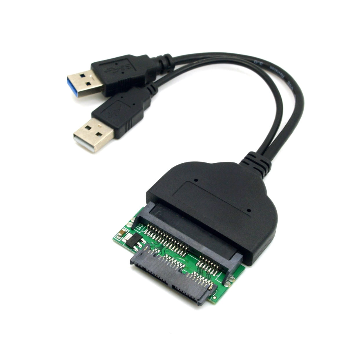 "CY 1set USB 3.0 to SATA 22Pin & SATA to Micro SATA Adapter for 1.8"" 2 ...