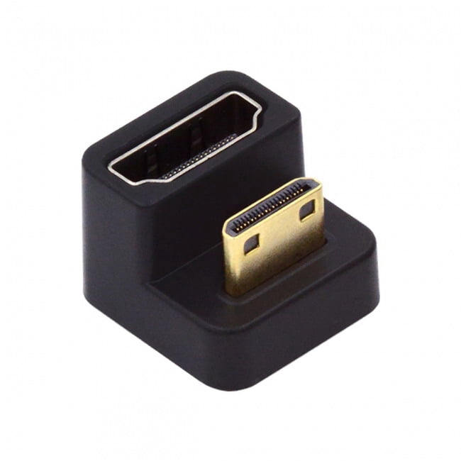 CY 360 Degree Down Opposite U Shape Back Angled Mini HDMI 1.4 Male to ...