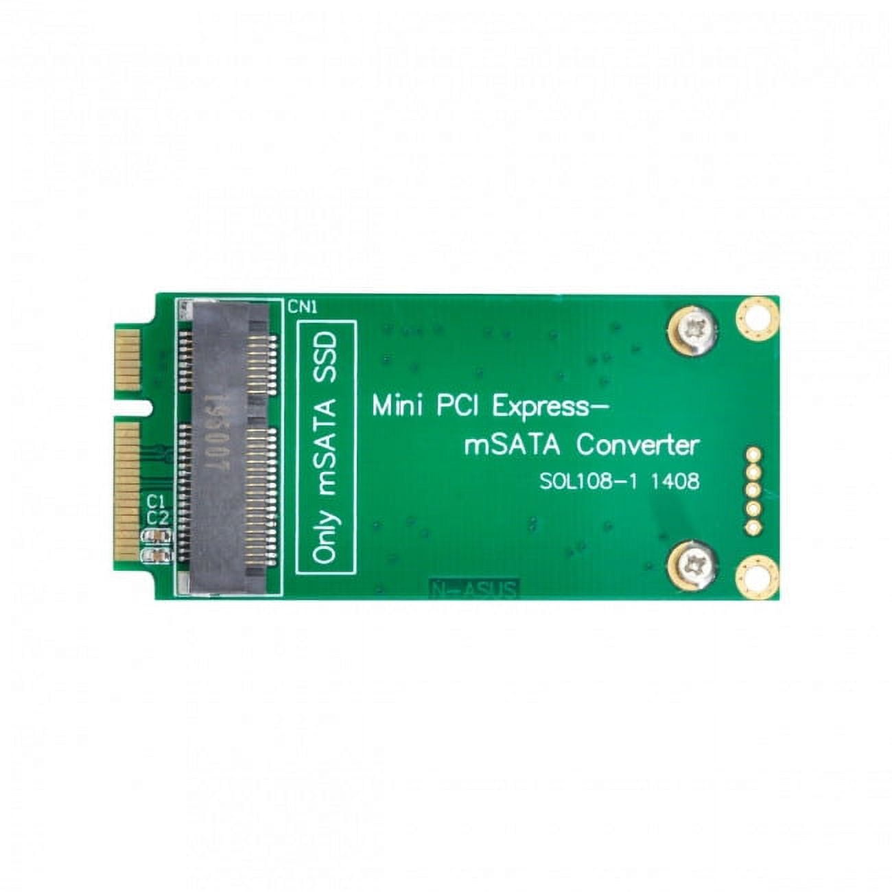 CY 3x5cm mSATA Adapter to 3x7cm Mini PCI-e SATA SSD for Asus Eee PC ...