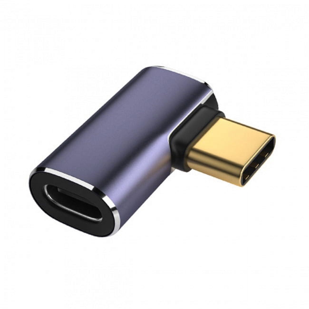 CY 40Gbps USB4 Type C Male to Female 90 Degree Left Right Angled 100W ...