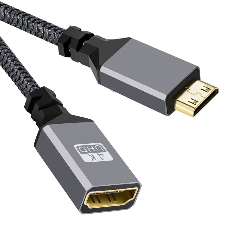 CY 4K Type-C MINI HDMI 1.4 Male to HDMI Female Extension Cable for DV ...