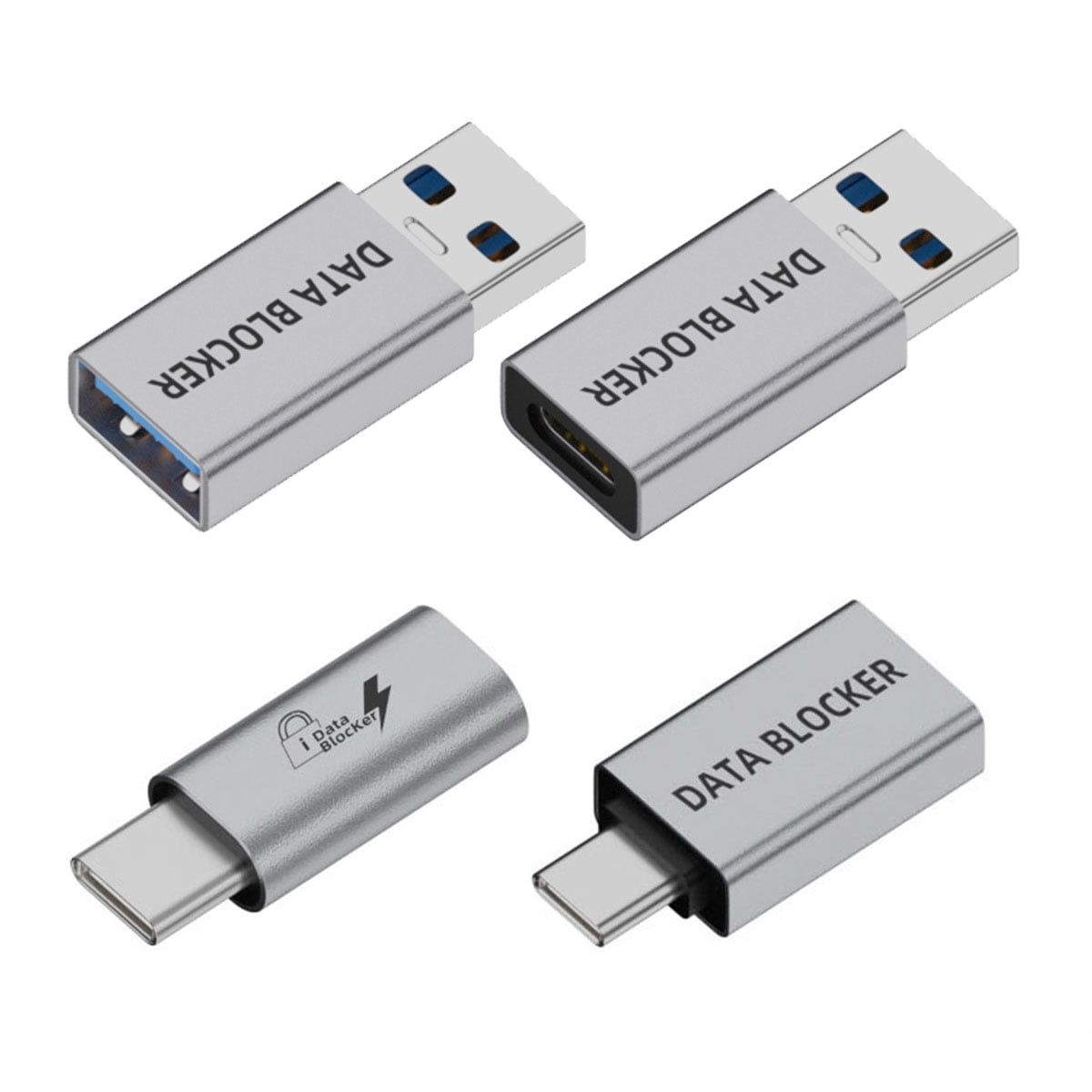 CY 4pcs/lot USB 3.1 Data Blocker Type-A Male Female to USB-C Male ...