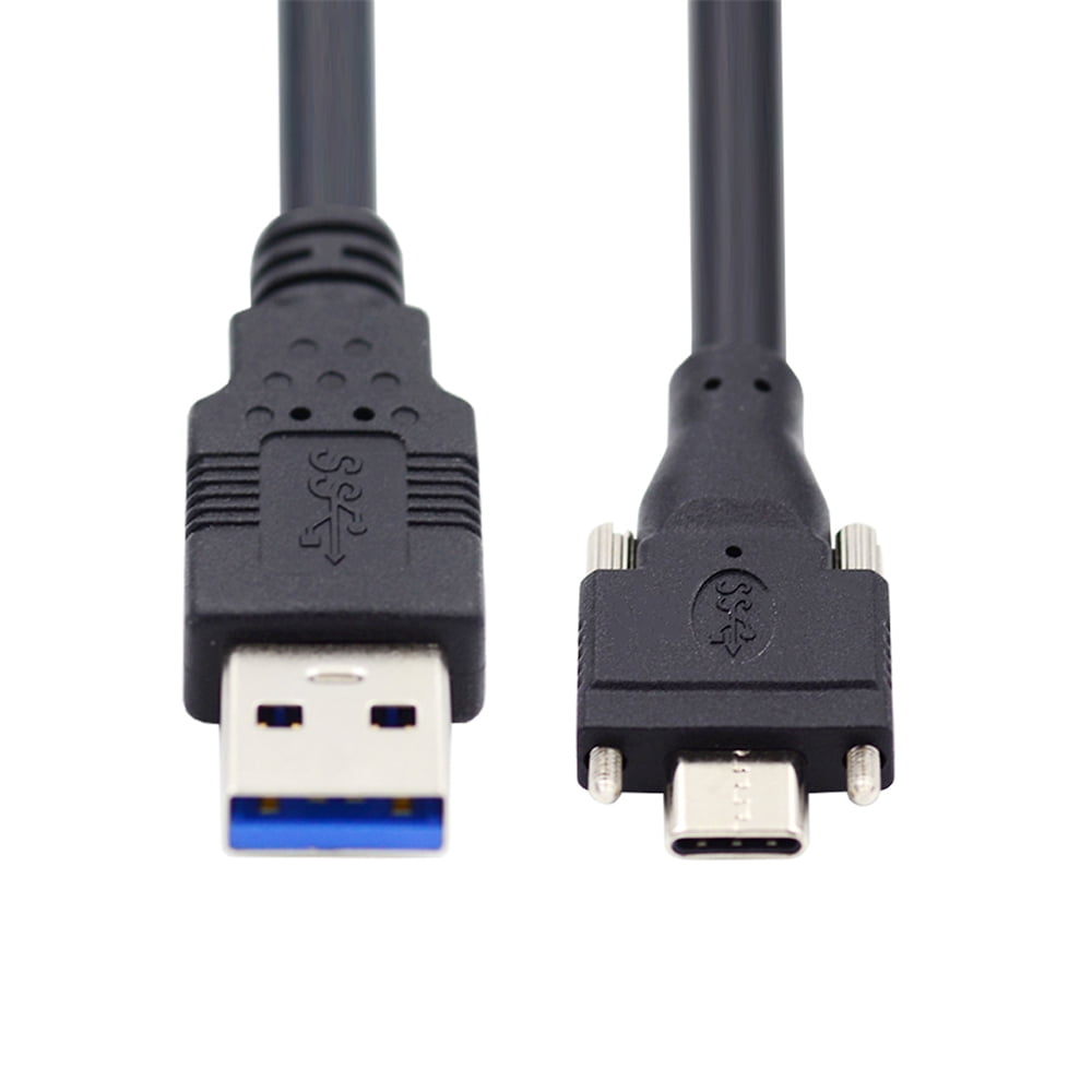 CY 5 Meters USB 3.1 Type-C Dual Locking Connector to Standard USB3.0 ...