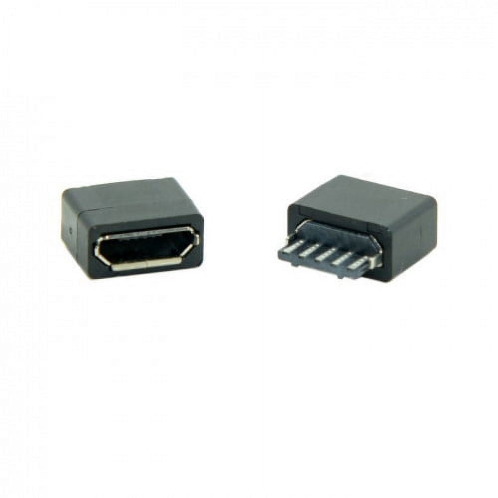 CY 50Pcs Type B Micro USB Female 5 Pin Jack Port Socket Connector ...