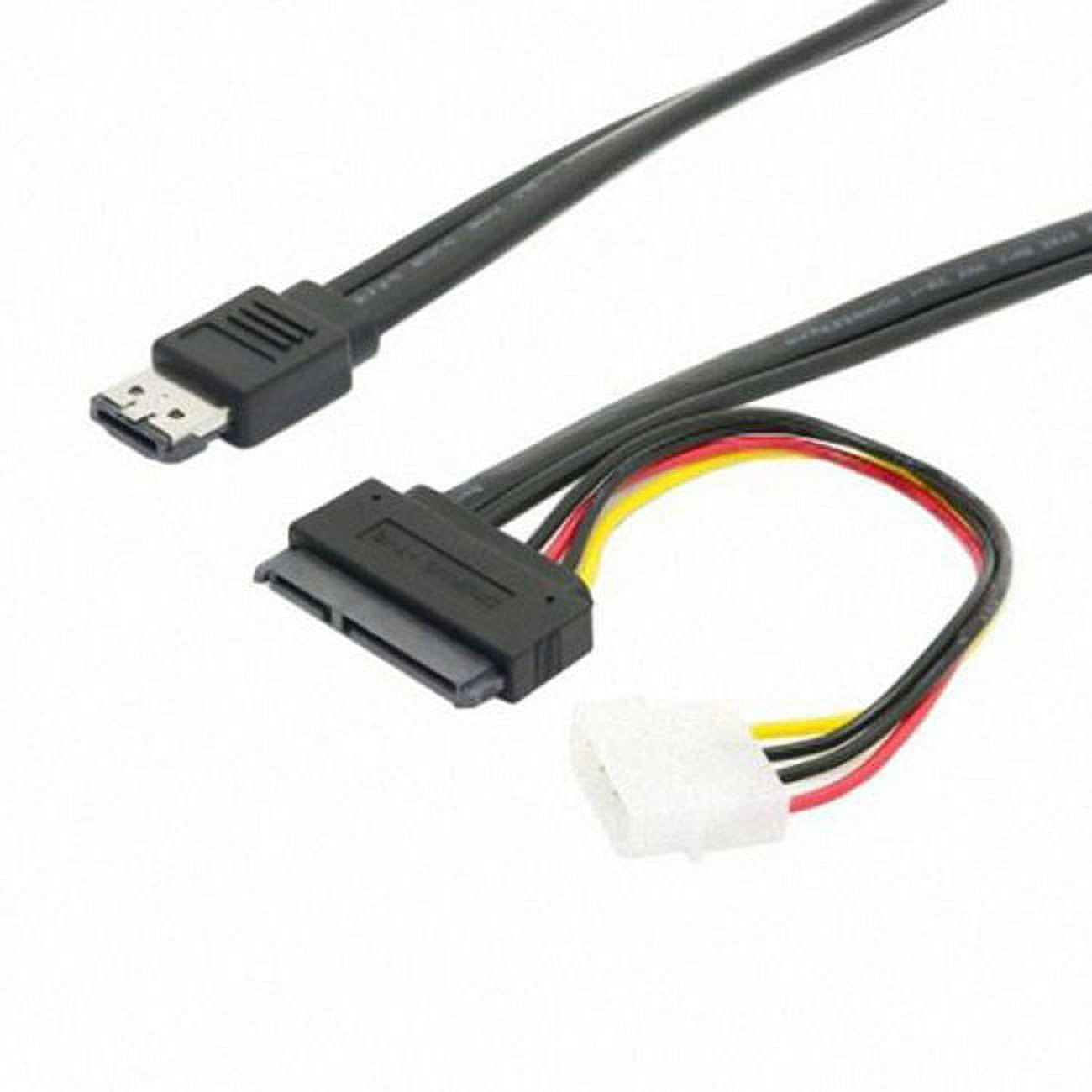 CY 50cm eSATAp Power ESATA Combo to SATA 22pin IDE 4pin 5V 12V for 3.5 ...