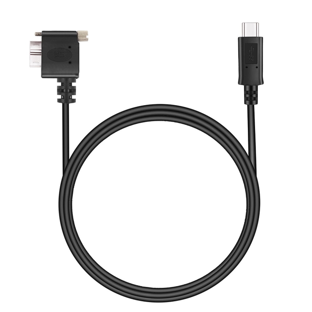 CY 5Gbps USB-C Type-C Host to Micro USB3.0 Screw Mount 90 Degree Right ...