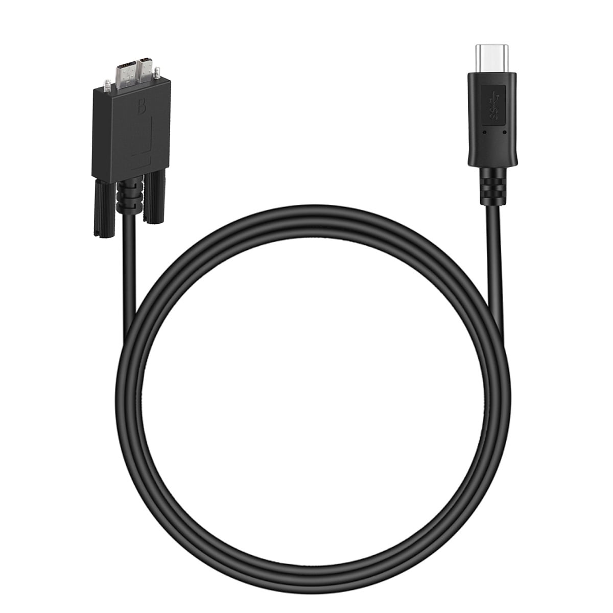 CY 5Gbps USB-C Type-C Host to Micro USB3.0 Screw Mount Straight Cable ...