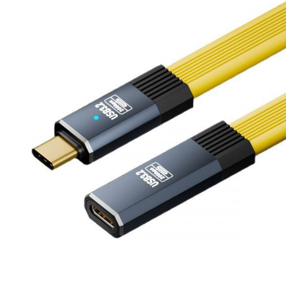 CY 80CM USB4 Male to Female Extension Cable 20Gbps Flat Slim FPC Cable ...