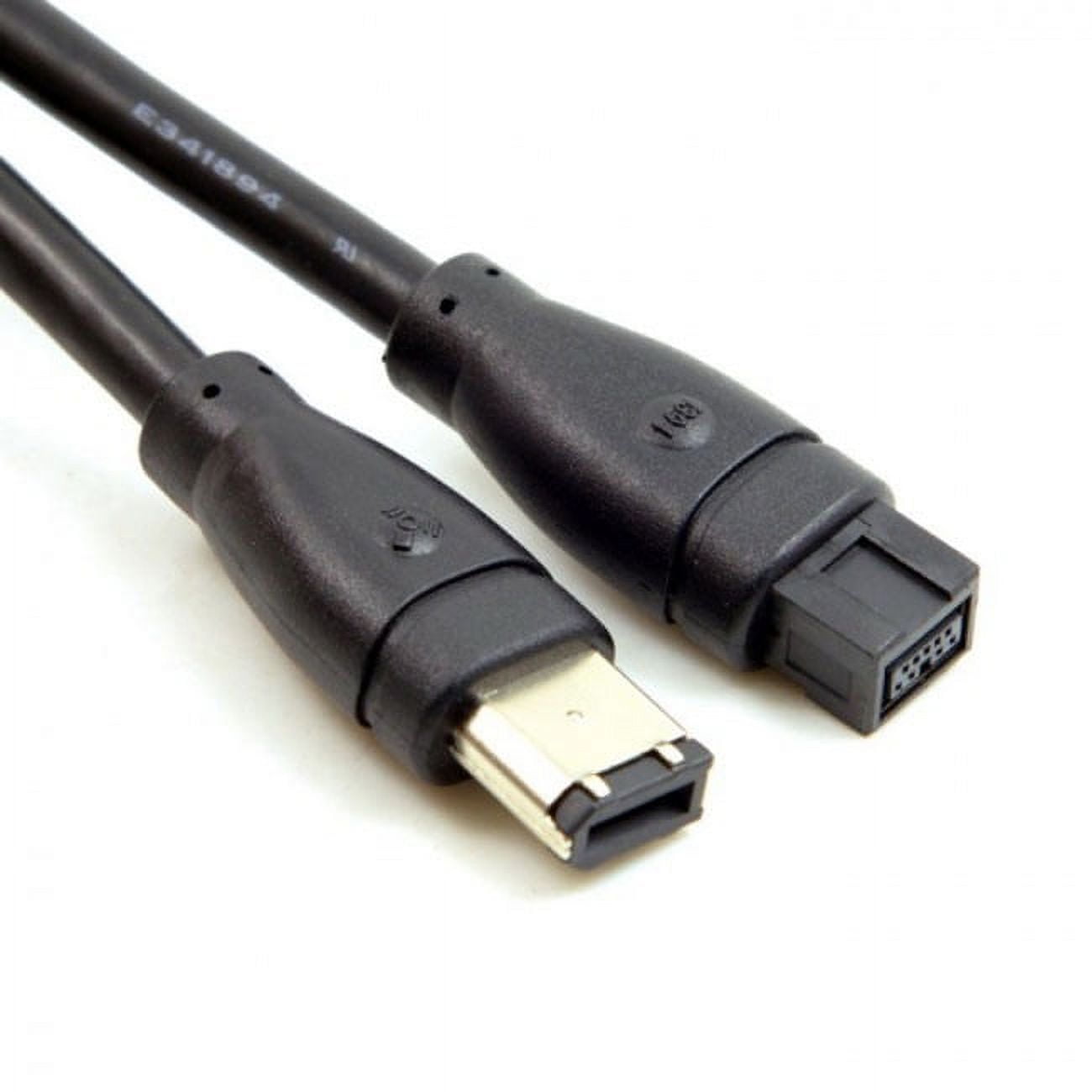 CY 9 PIN / 6 PIN BETA FireWire 800 - FireWire 400 9-6 Cable IEEE 1394B 1.8m Black - Walmart.com