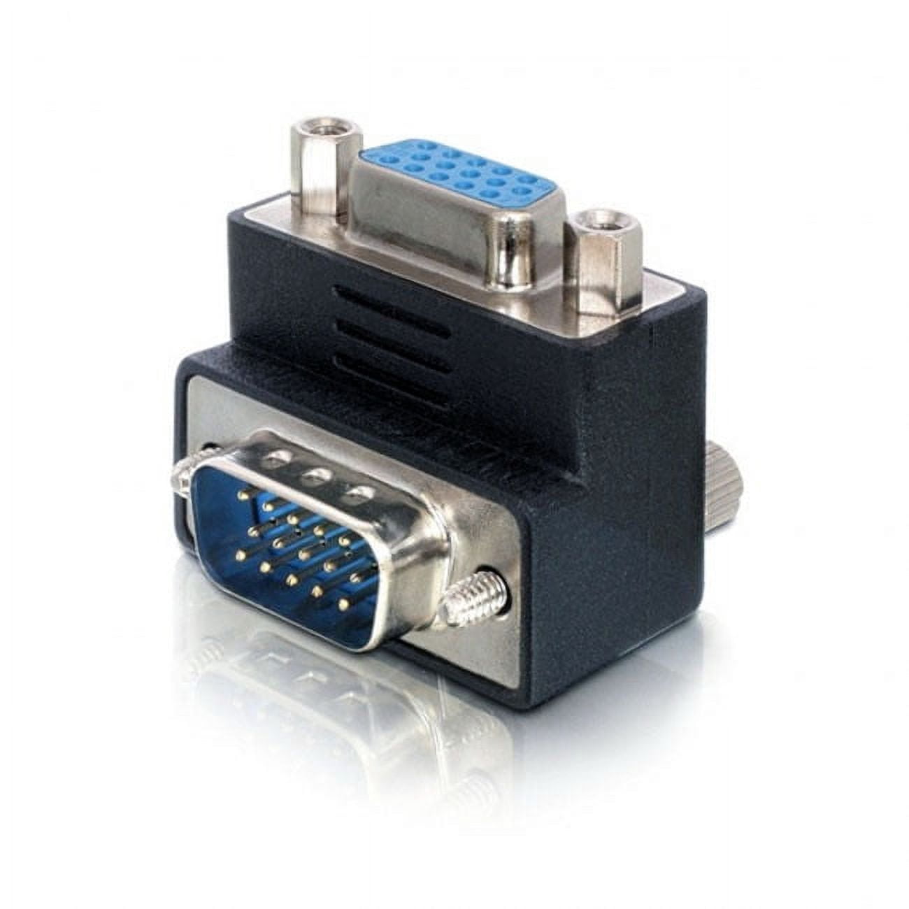 CY 90 Degree Up Angled VGA SVGA Male To Female Extension Adapter for ...
