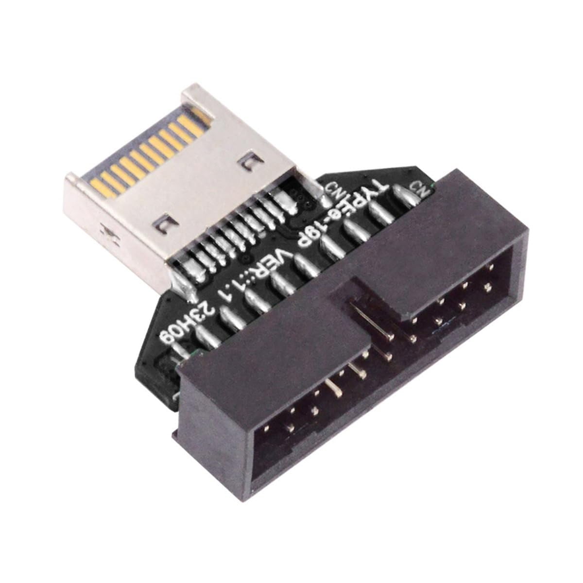CY Adapter Type-E IDC Socket USB 3.1 Front Panel Header to USB 3.0 ... CY Adapter Type-E IDC Socket USB 3.1 Front Panel Header to USB 3.0 ...