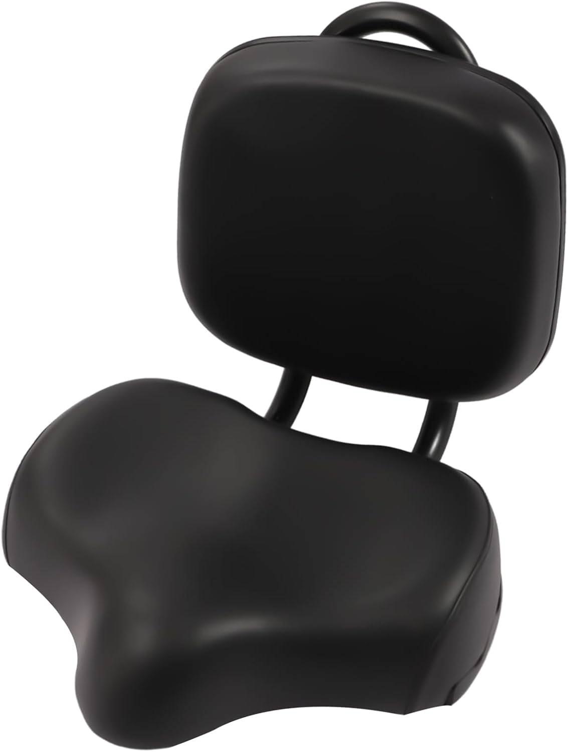 CY Bike Seat with Backrest Oversized Comfort Bicycle Saddle Replacement ...