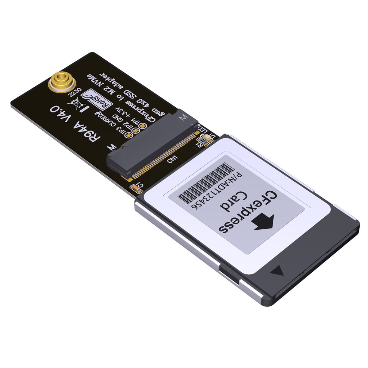 CY CF-Express Type-B to NVMe 2230 M.2 M-Key CH SN530 SSD Adapter CFE ...