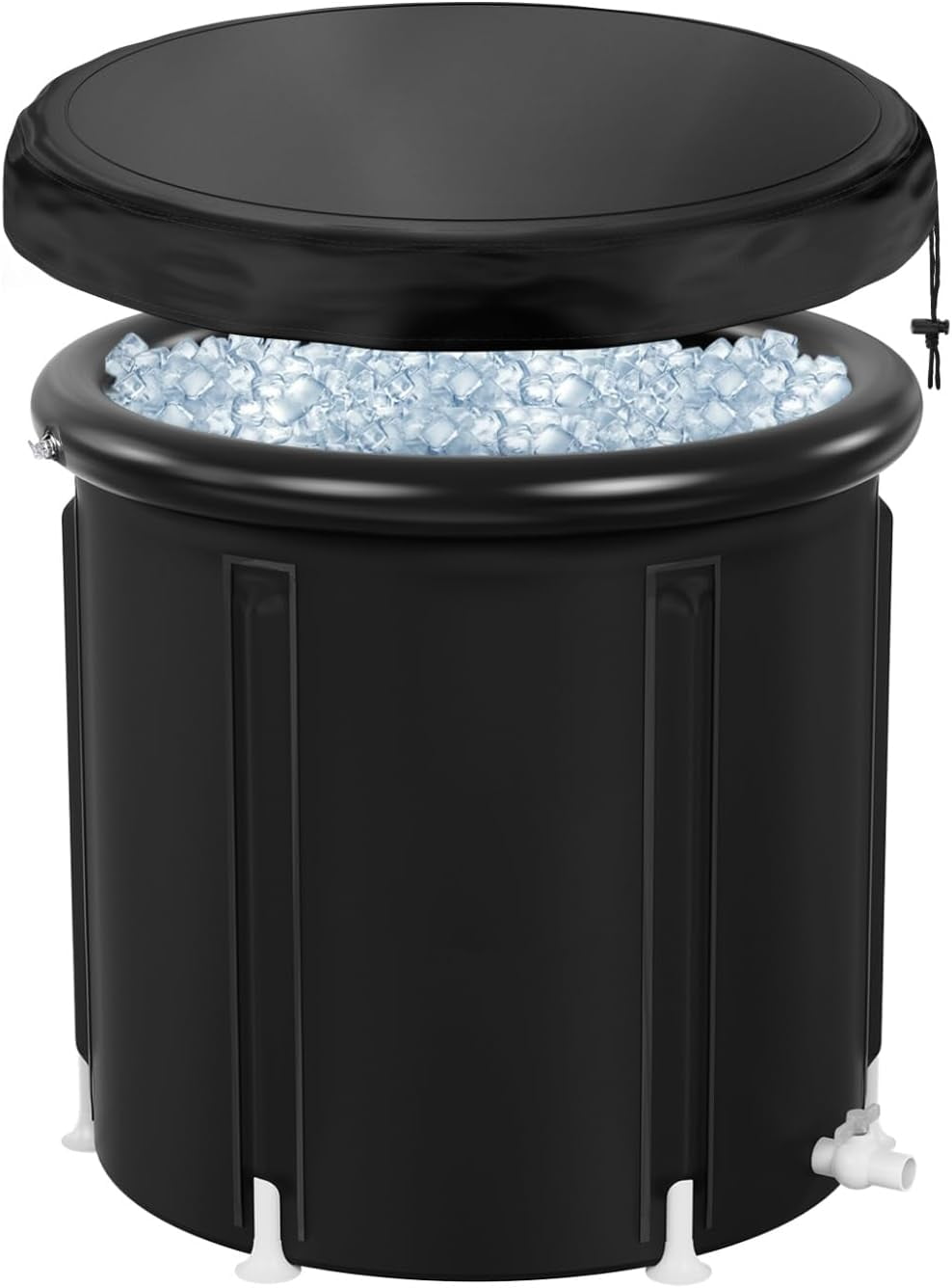 CY Cold Plunge Tub Ice Bath Tub 99 Gallons Collapsible With Lid Handbag ...